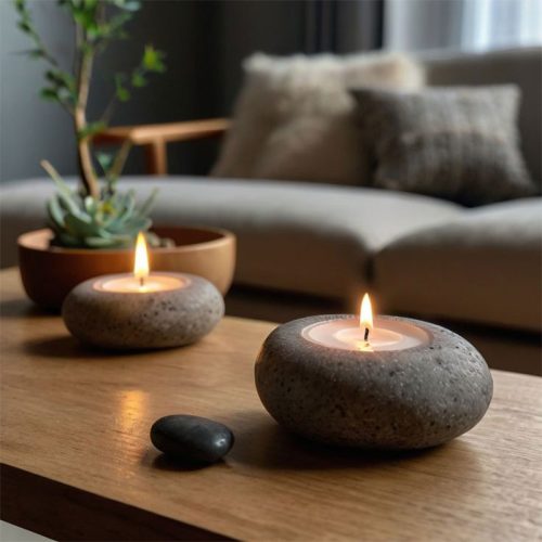 9 Inspirasi Tempat Lilin Batu Alam | Mughni Stone