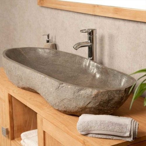 15 Inspirasi Wastafel Batu Alam yang Elegan dan Estetik | Mughni Stone